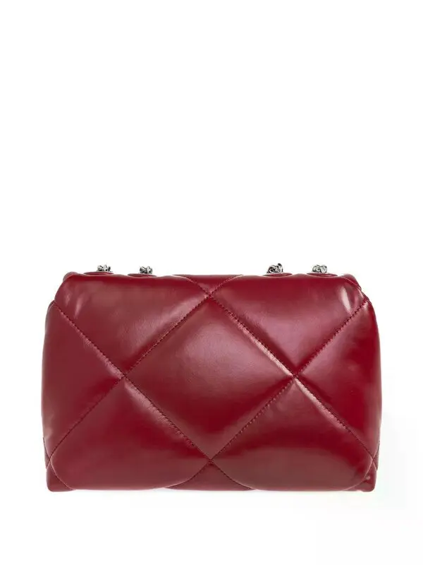 Tory Burch Kira Diamond Quilt Chain Shoulder Bag - Red