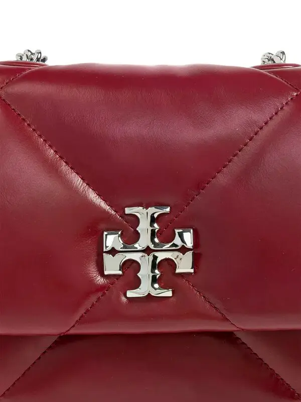 Tory Burch Kira Diamond Quilt Chain Shoulder Bag - Red