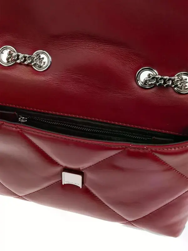 Tory Burch Kira Diamond Quilt Chain Shoulder Bag - Red