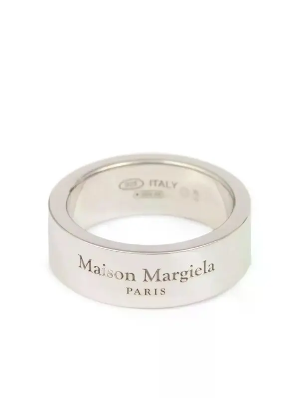 MAISON MARGIELA Logo-engraved Band Ring