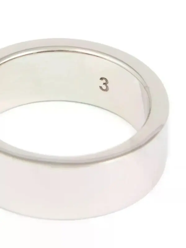 MAISON MARGIELA Logo-engraved Band Ring