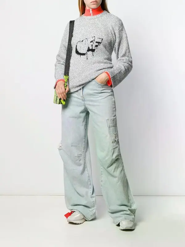 Off-White Crew Neck Jumper