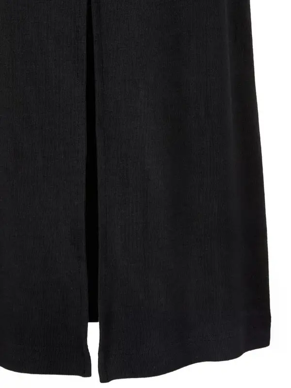 STUDIO TOMBOY Back-slit Long Skirt - Black