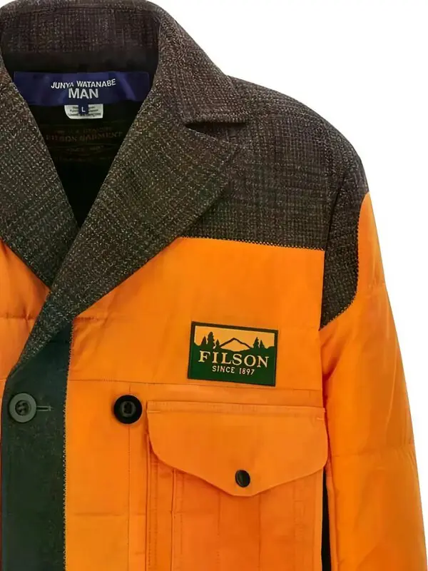 Junya Watanabe X Filson Patchwork Pocket Coat - Orange