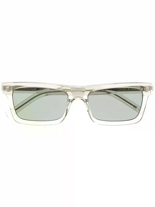Saint Laurent Square-frame Sunglasses - Neutrals