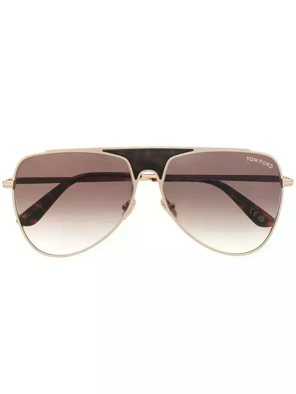 TOM FORD Pilot-frame Gradient Sunglasses