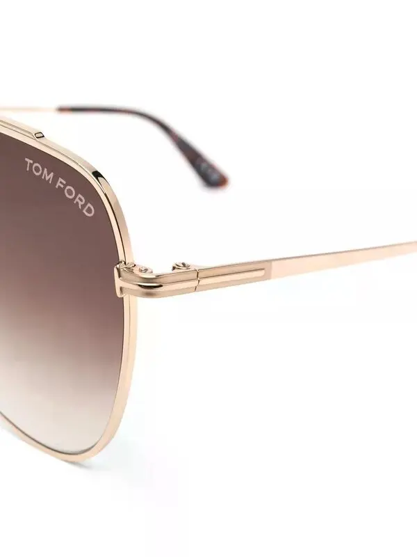 TOM FORD Pilot-frame Gradient Sunglasses
