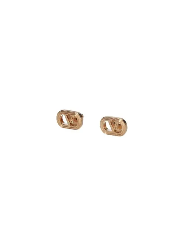 Valentino Garavani Ovalette Stud Earrings - Gold