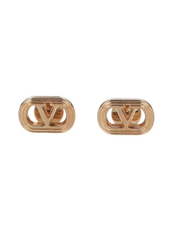 Valentino Garavani Ovalette Stud Earrings - Gold