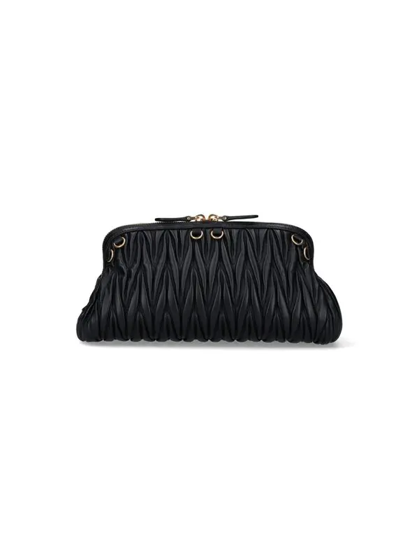 Miu Miu Matelassé Leather Pouch