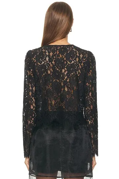 FRAME Lace Blouse