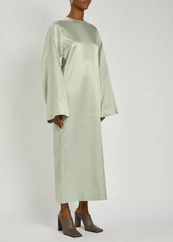 Calvin Klein Alba Satin Midi Dress