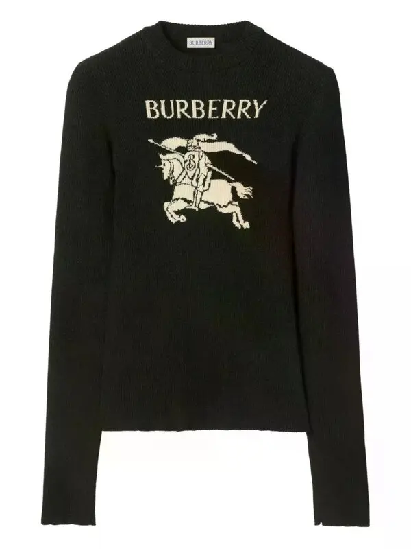 Burberry Long Sleeve Crew-neck Sweater