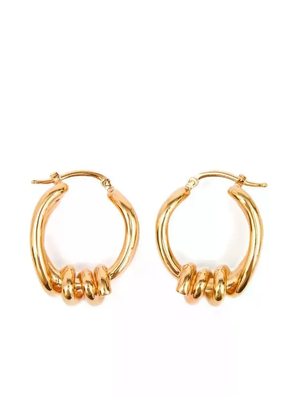 MAISON MARGIELA Knot Hoop Earrings - Gold