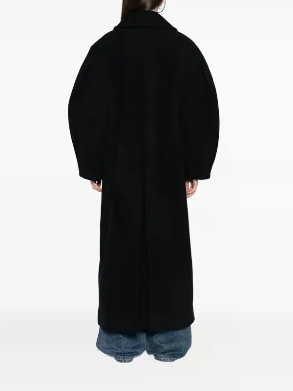 GANNI Oversized Long Pea Coat