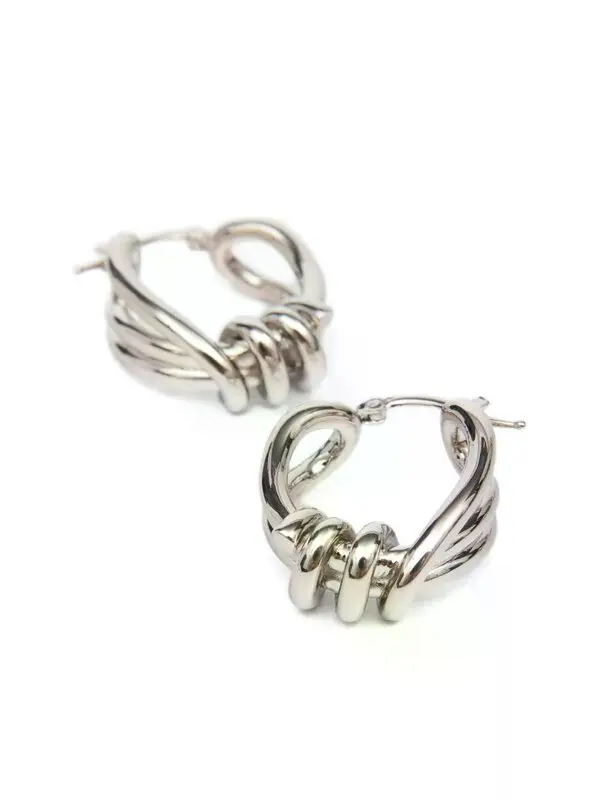 MAISON MARGIELA Knot Hoop Earrings