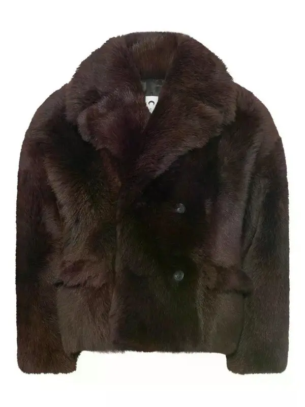 MARINE SERRE Shearling Jacket