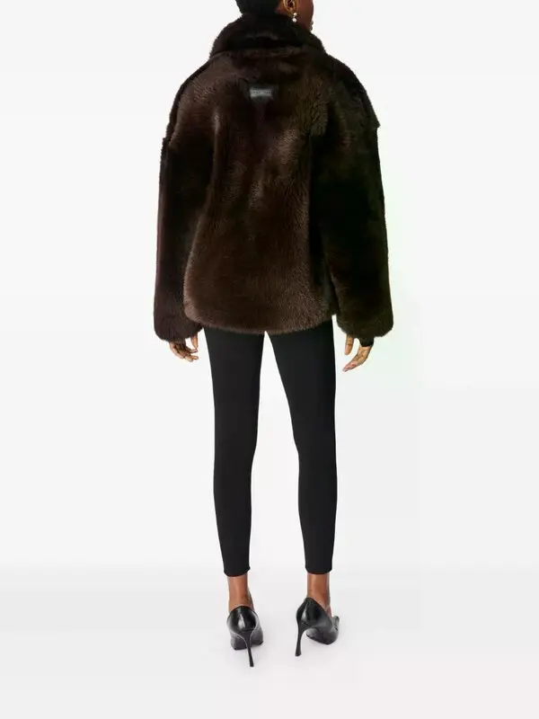 MARINE SERRE Shearling Jacket