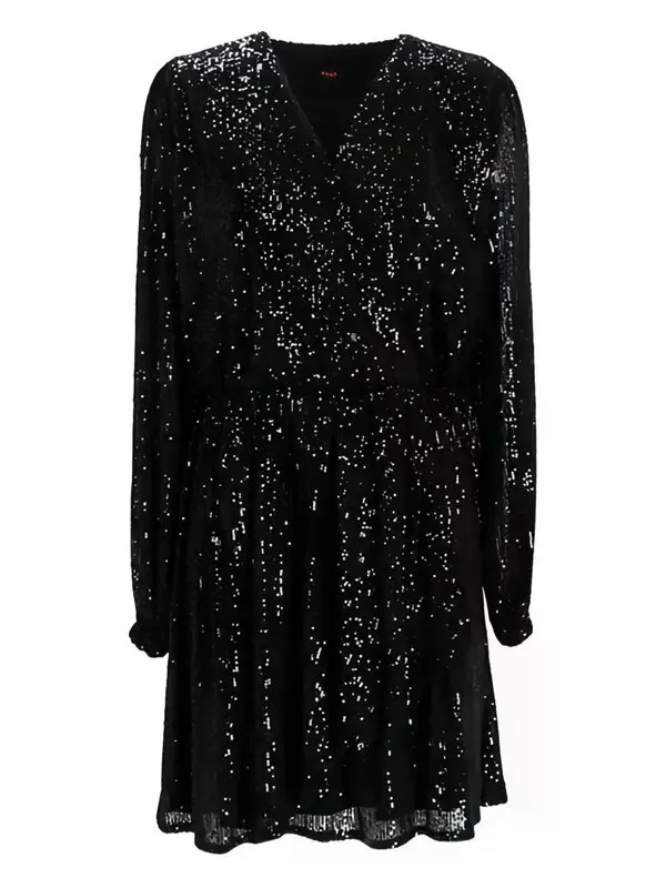 BOSS Sequin-embellished Mini Dress