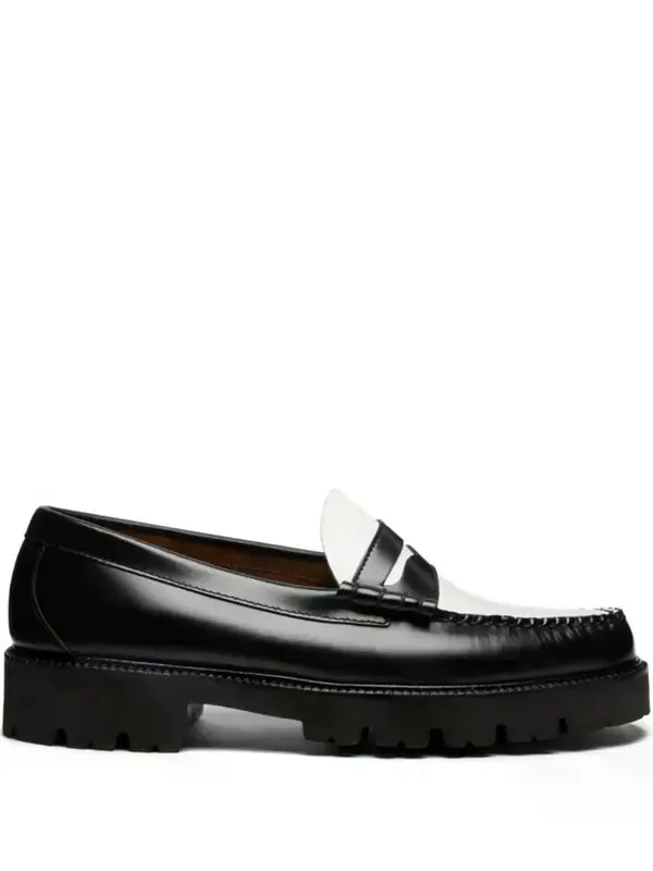 G.H.BASS Weejuns Leather Penny Loafers - Black