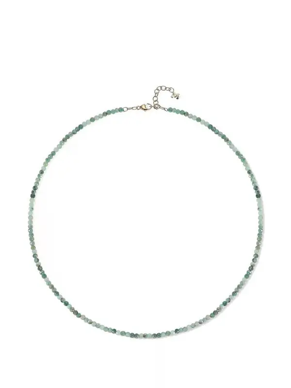 Mateo Emerald Beaded Necklace - Green