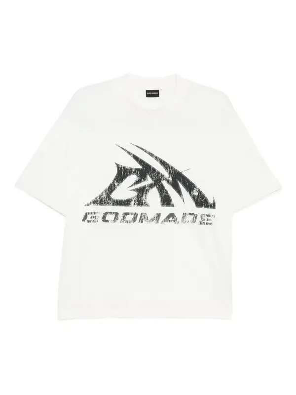 GODMADE Gm Logo Washed T-shirt - White