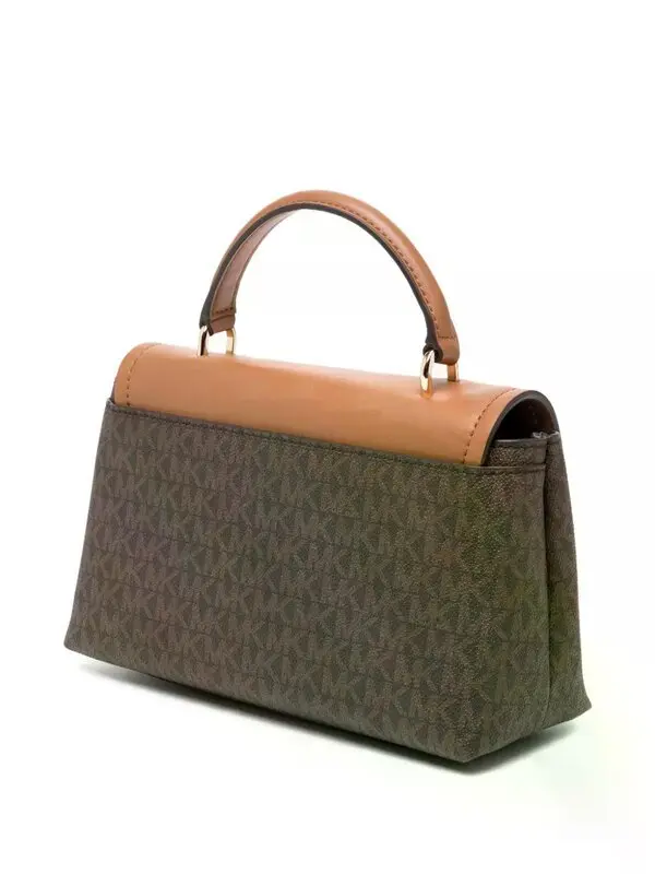 Michael Kors Monogram Crossbody Bag - Brown