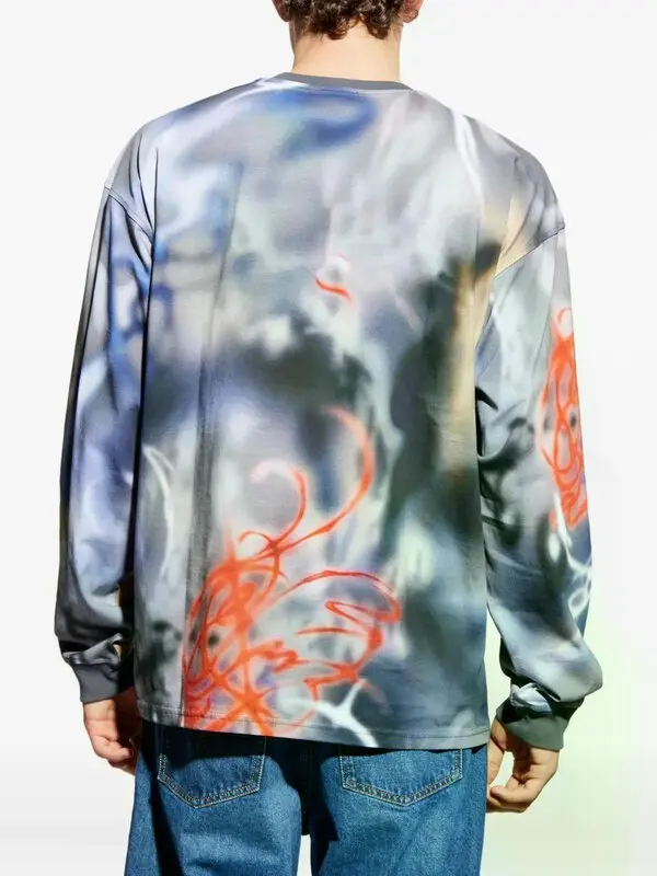DIESEL® T-boxt-ls-v4 Long Sleeve Graphic T-shirt