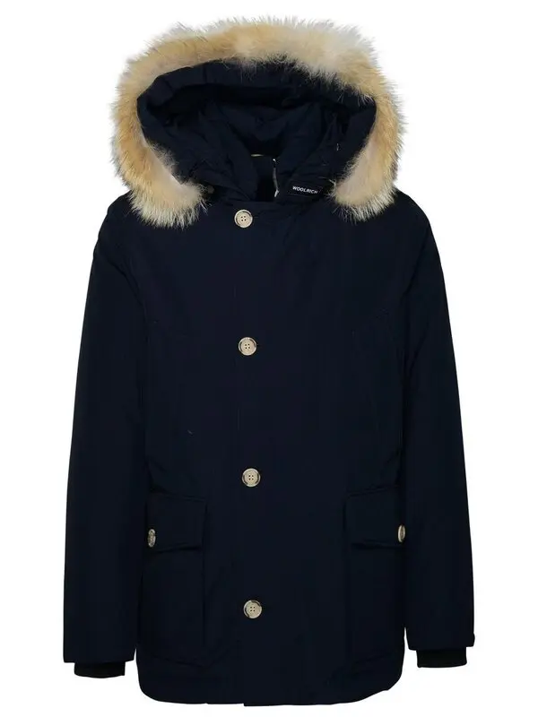 Woolrich Artic Anorak Cotton-blend Parka - Blue