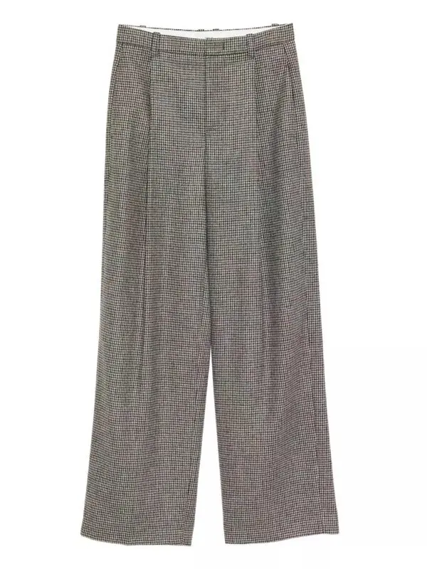 Vince Houndstooth-print Trousers