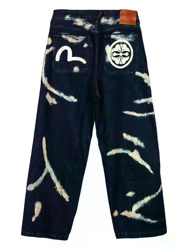 EVISU Five-pocket Graphic Jeans
