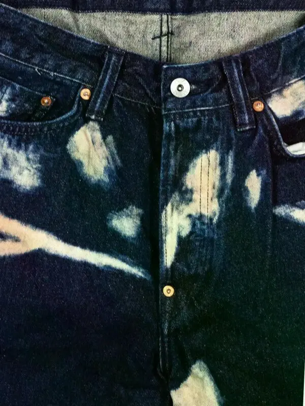 EVISU Five-pocket Graphic Jeans