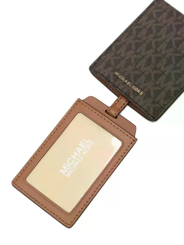 Michael Kors Signature-logo Luggage Tag