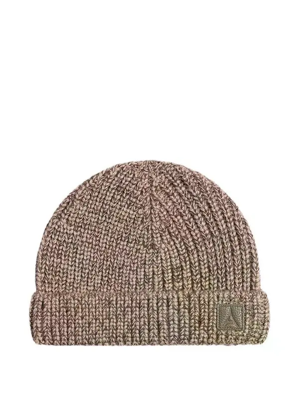 Manière De Voir Aryel Cable-knit Beanie - Neutrals