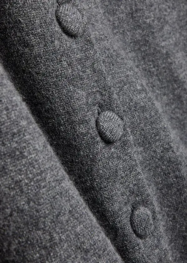 LISA YANG Rhea Cashmere Cardigan Coat - Grey
