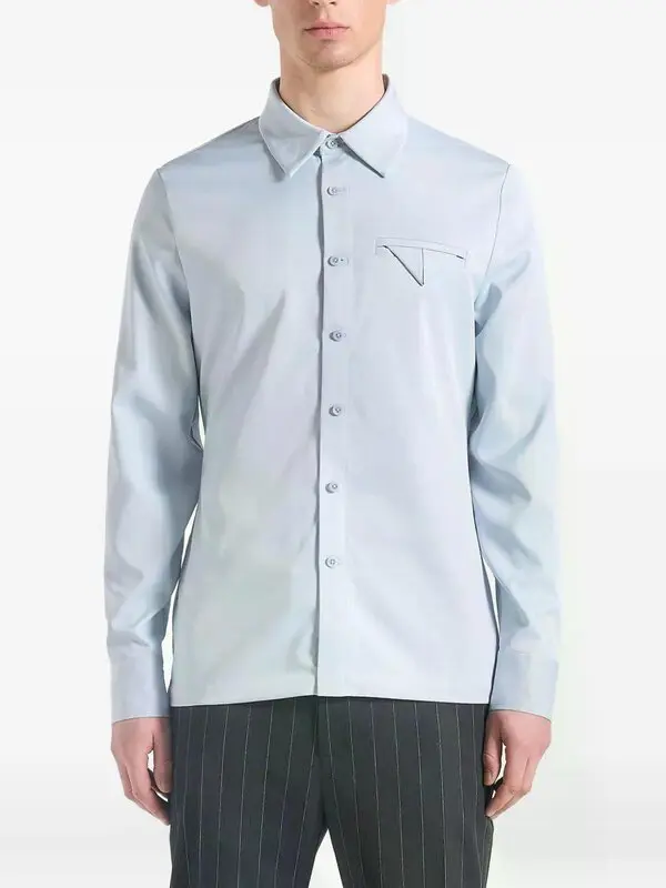 Manière De Voir Tom Long-sleeve Shirt - Blue