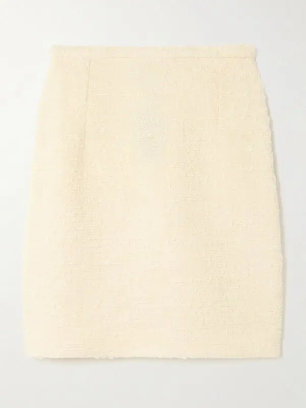 LIBEROWE Tavi Wool-blend Tweed Mini Skirt - Neutrals