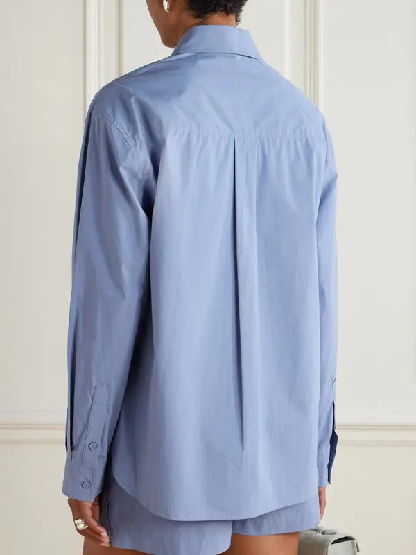 Matteau Organic Cotton-poplin Shirt - Blue