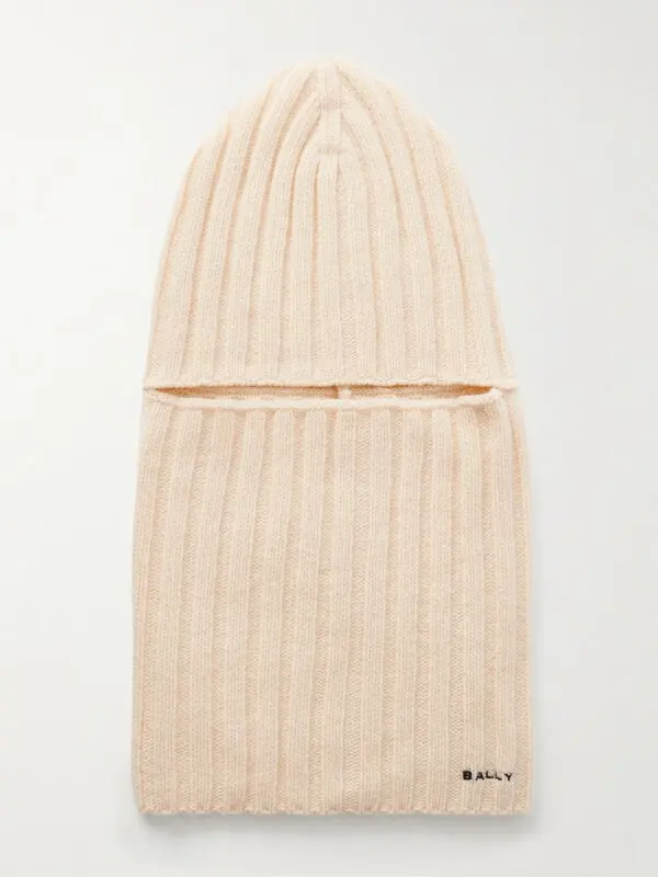 Bally Ribbed Wool Balaclava