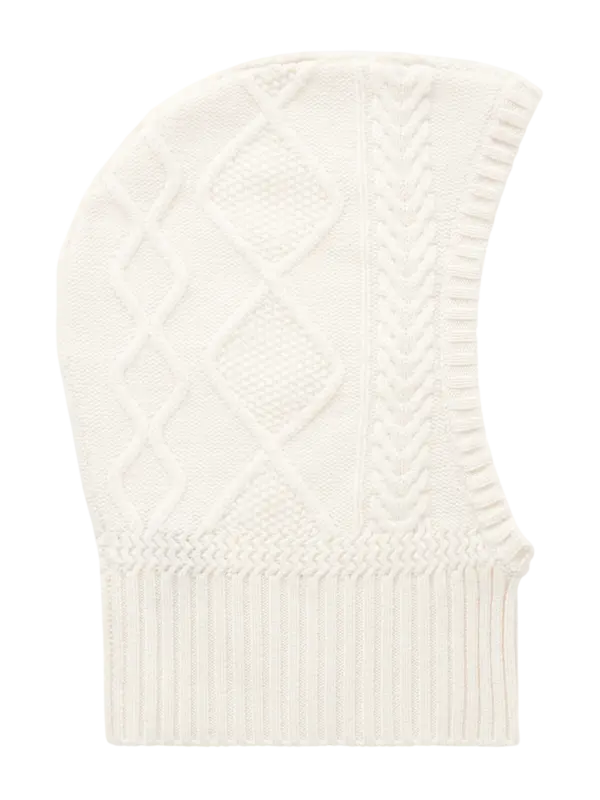 Arch4 Cable-knit Cashmere Balaclava - Ivory