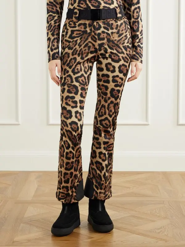 Goldbergh Minou Leopard-print Ski Pants - Animal Print