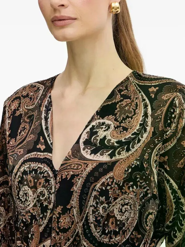 Guess Paisley-Print Mini Dress - Black - 40% Off | Editorialist