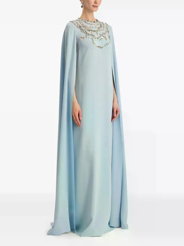 Oscar De La Renta Embellished Floor-length Dress
