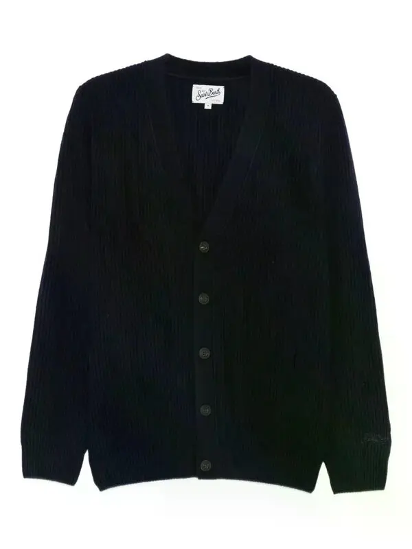 MC2 SAINT BARTH Herrison Ribbed Knit Cardigan