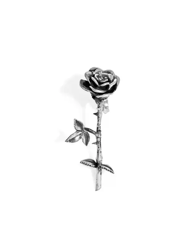 Enfants Riches Déprimés Rose Stud Earring - Silver