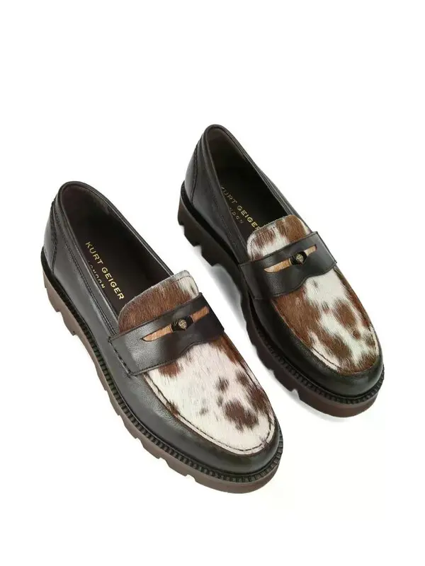 Kurt Geiger Brompton Penny Loafers - Brown
