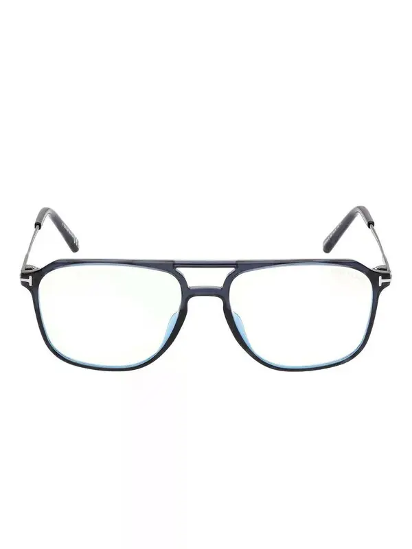 TOM FORD Pilot-frame Glasses - Blue