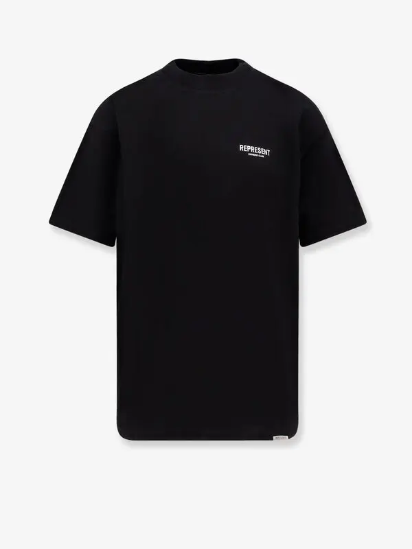 REPRESENT Owners Club Cotton Tshirt - Black