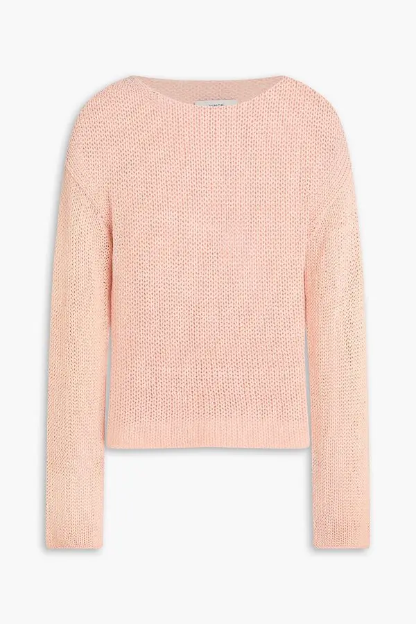 Vince Cotton-blend Knit Sweater