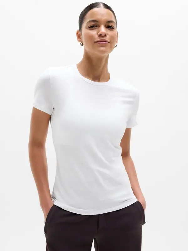 Athleta Slim T-shirt - Bright White